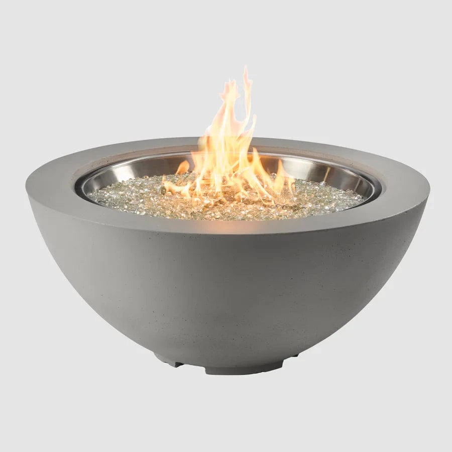 Cove Natural Grey Round Gas Fire Pit Bowl 42” – Outdoor Fire Feature