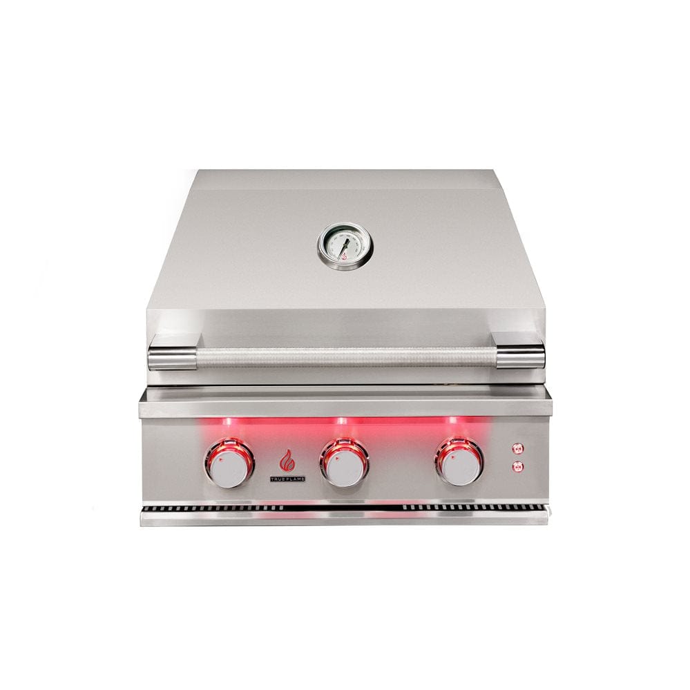 TrueFlame 25" Built-In 3-Burner Liquid Propane Grill Outdoor Kitchens
